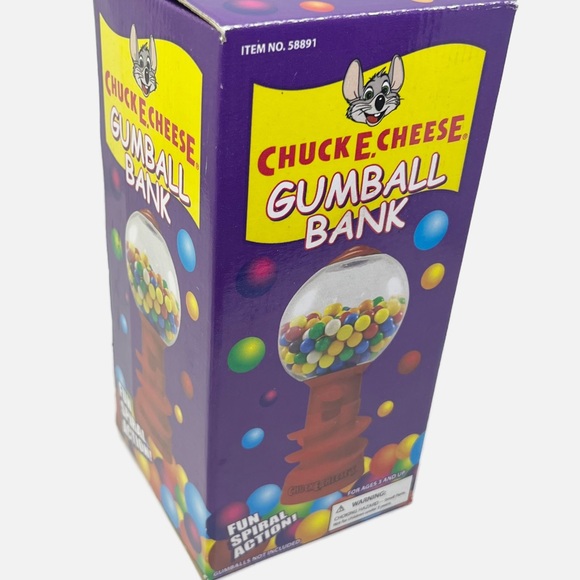 Chuck E. Cheese | Other | Nib Gumball Bank Chuck E Cheese | Poshmark